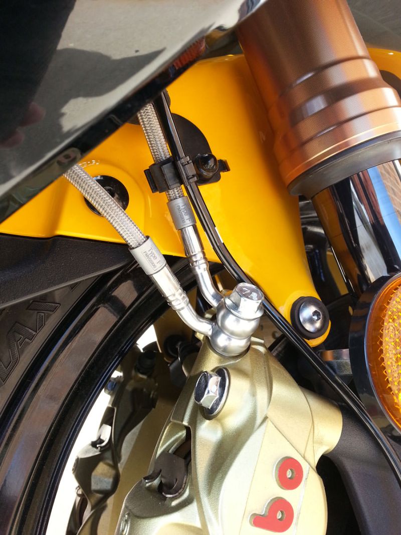 Suzuki Hayabusa ABS Front & Rear Brake Line Kit | Spieg