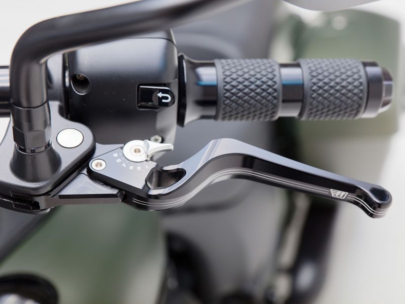 Clutch Lever 2Stripes Indian Springfield Dark Horse